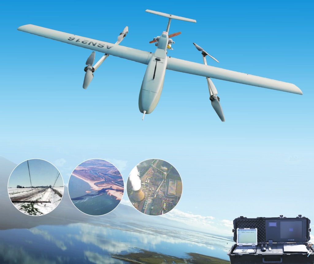 Sistema UAV ASN-216 VTOL de asa fixa